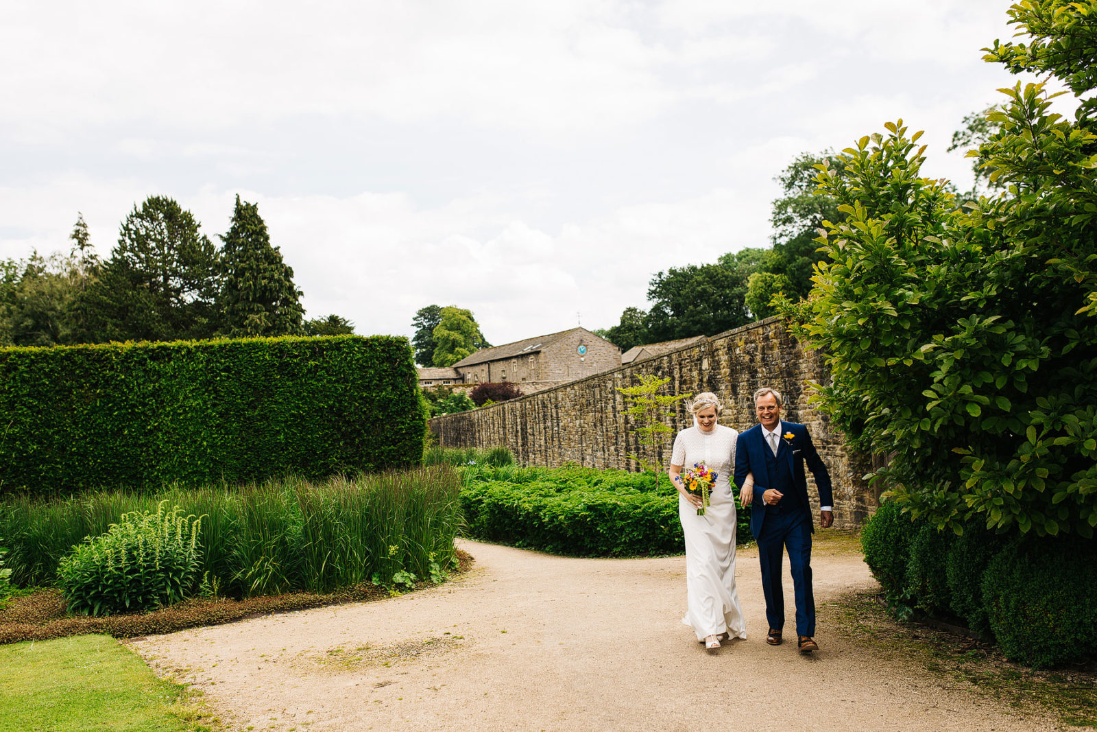Wedding Utopia Broughton Hall Outdoor Ceremony - Skipton Photographer